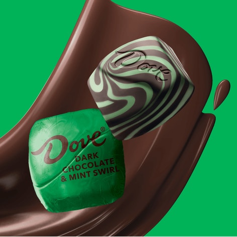 DOVE PROMISES Dark Chocolate & Mint Swirl | Dove